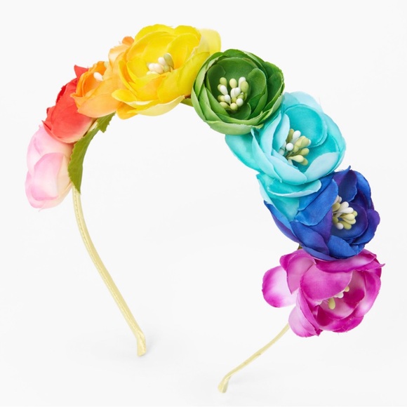 Accessories | Nwt Rainbow Brights Floral Headband | Poshmark